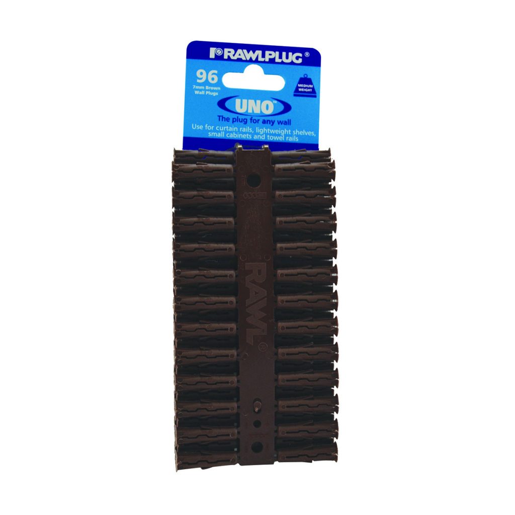 Rawlplug Uno Plug Brown 7mm | PH Ross | Plumbing & Heating